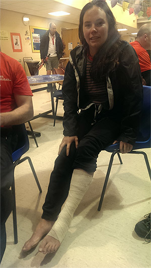 Backpacks, blisters and bicycle crashes